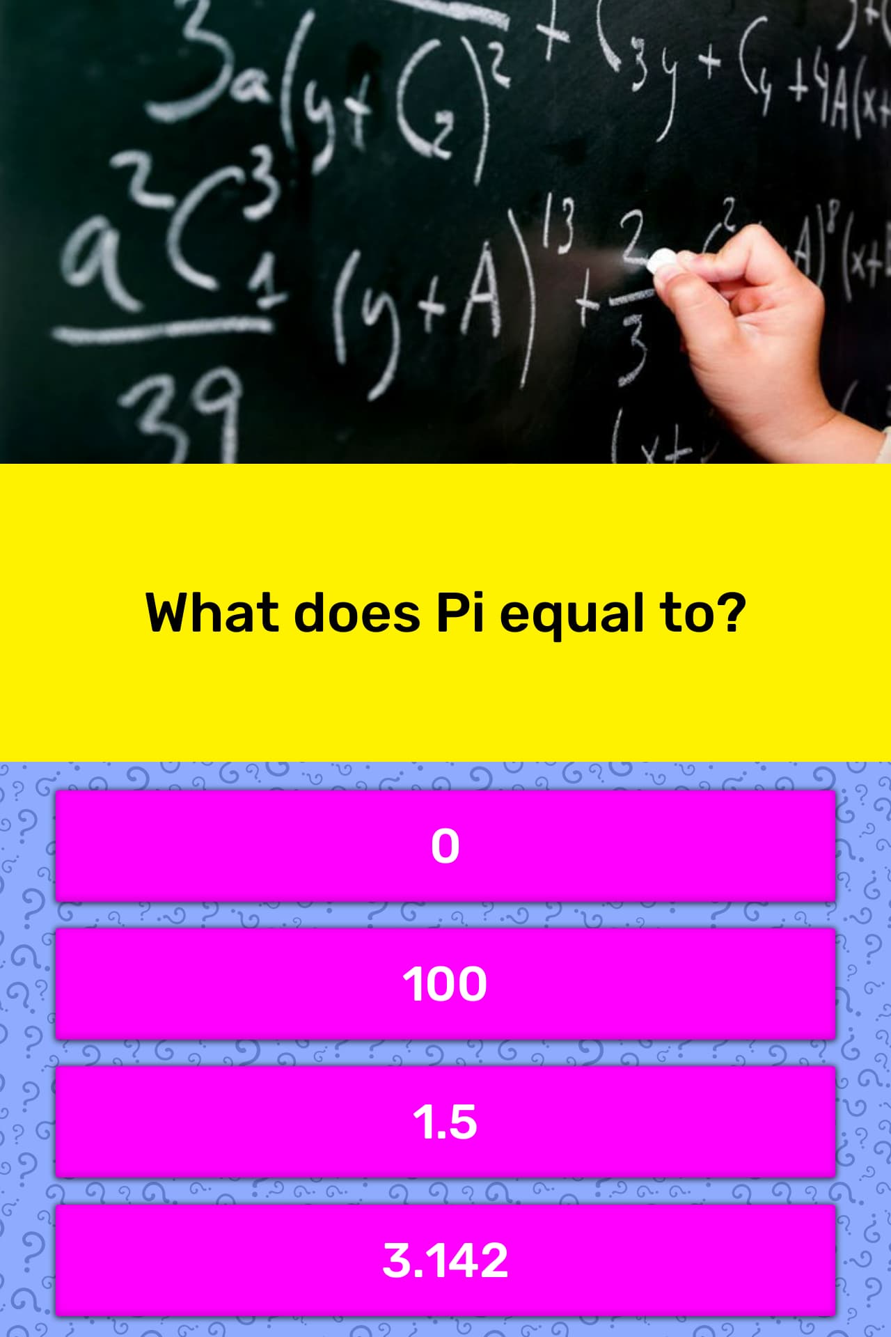 What Does Pi Equal To Trivia Answers QuizzClub