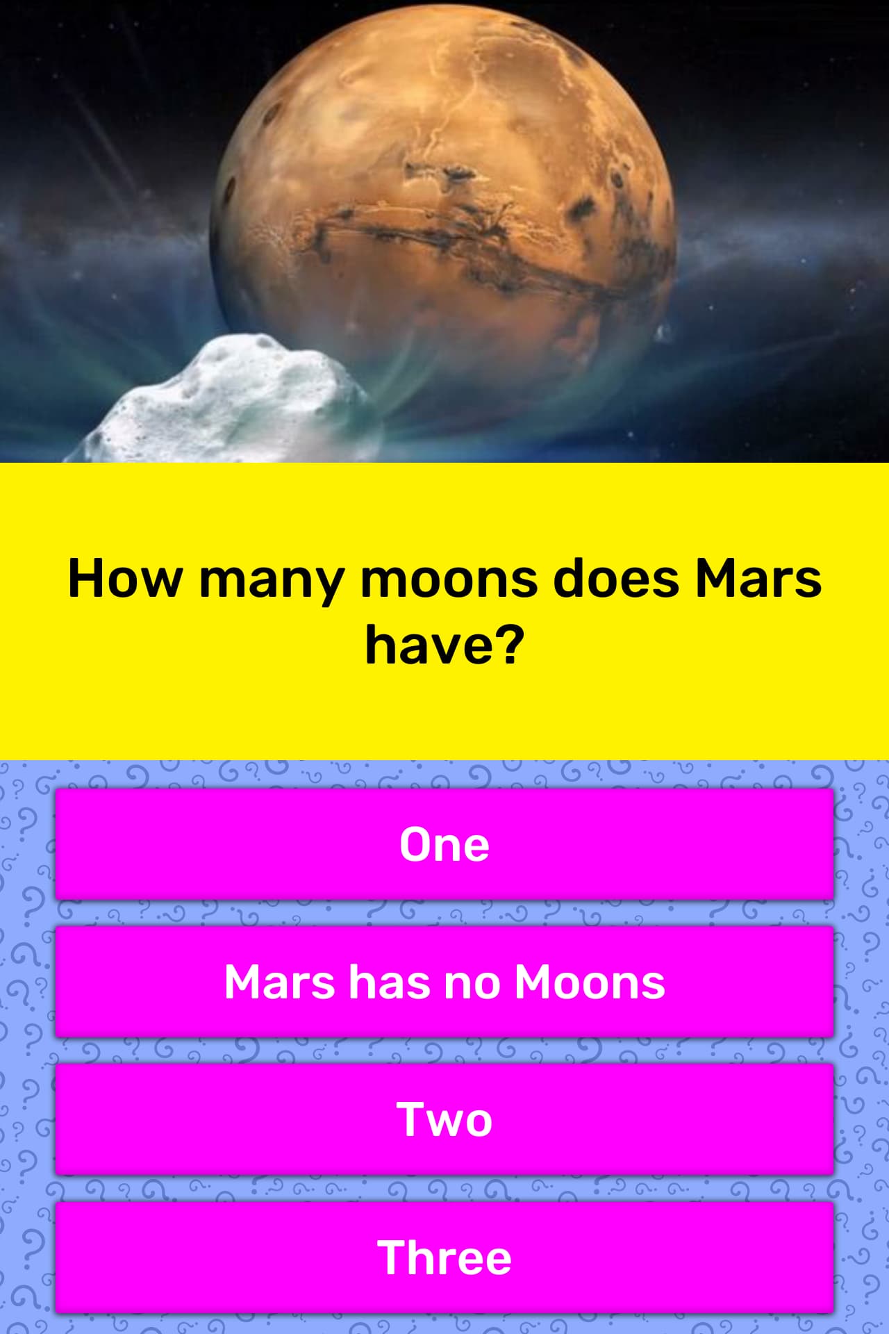 How Many Moons Does Mars Have Trivia Answers QuizzClub How Many Moons Does Mars Have Trivia Answers QuizzClub