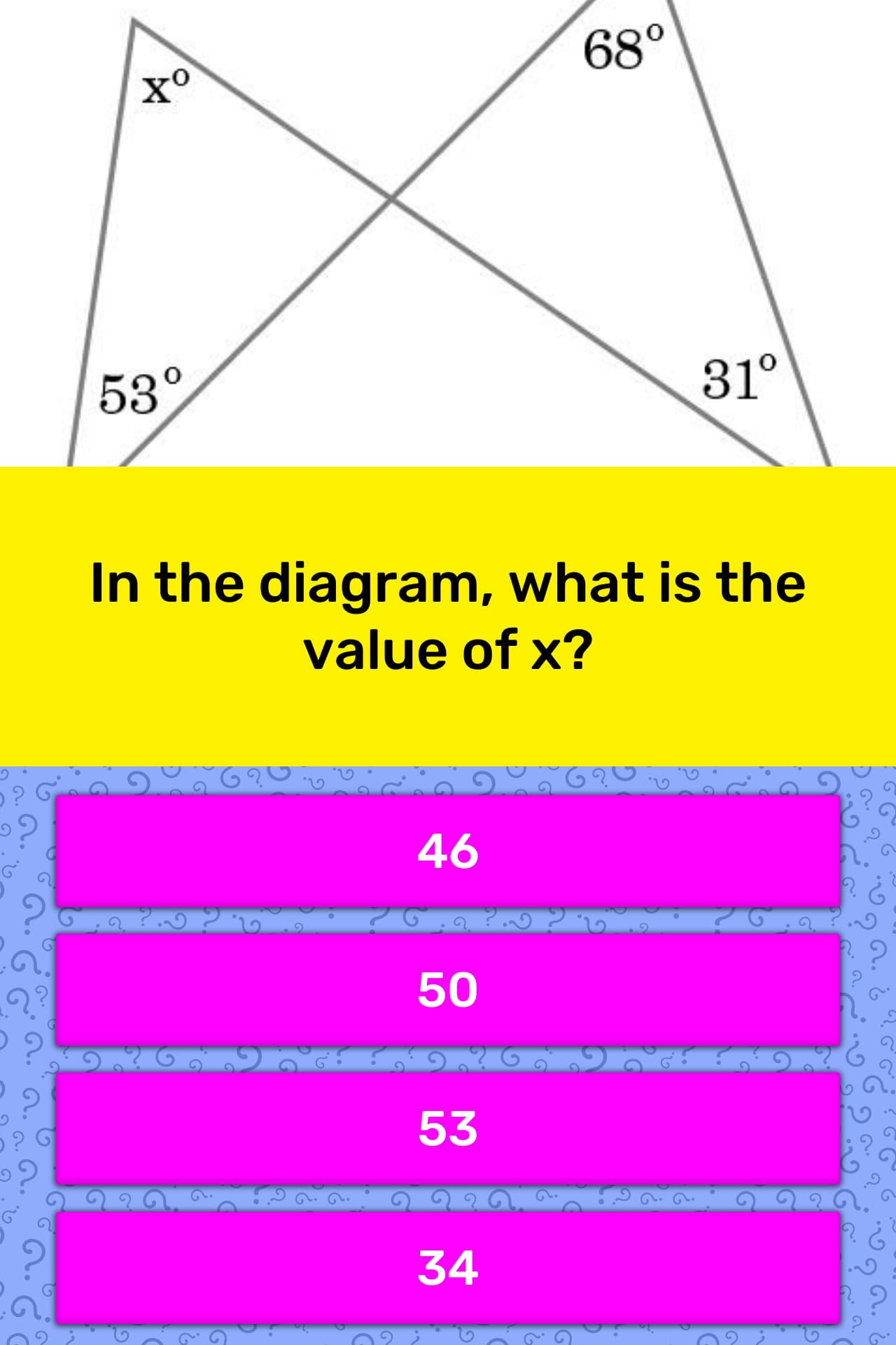 In The Diagram What Is The Value Of X Trivia Answers QuizzClub in-the-diagram-what-is-the-value-of-x-trivia-answers-quizzclub