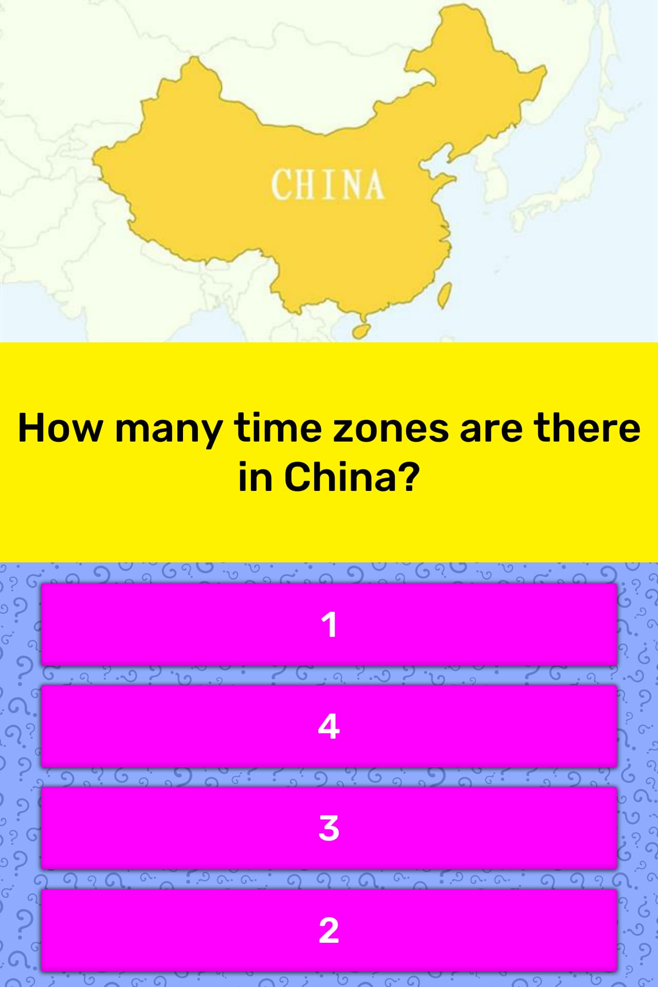 How Many Time Zones Are There In China Trivia Questions QuizzClub How Many Time Zones Are There In China Trivia Questions QuizzClub