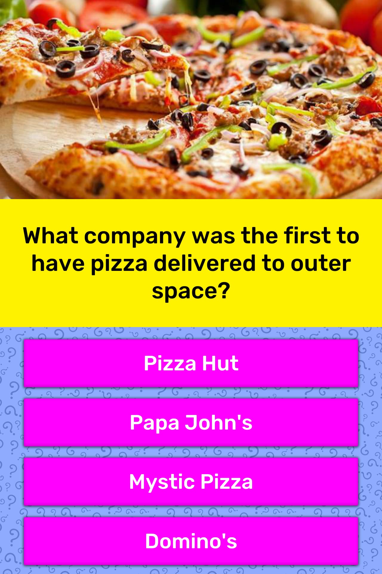 When Was The First Pizza Delivered