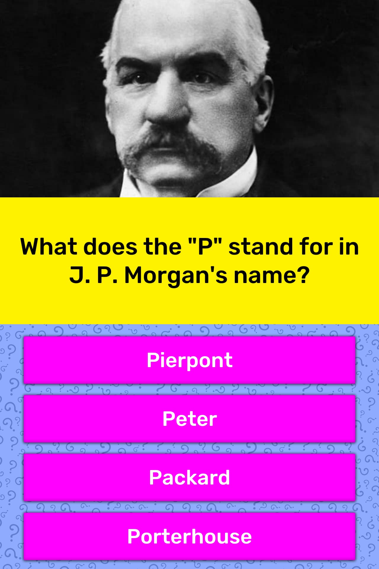 What Does The P Stand For In J P Trivia ions QuizzClub