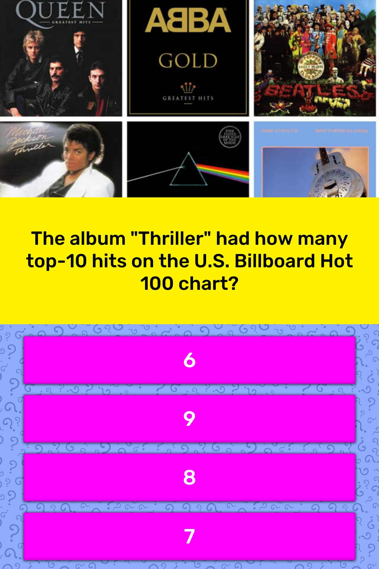 The Album Thriller Had How Many Trivia Answers QuizzClub The Album Thriller Had How Many Trivia Answers QuizzClub