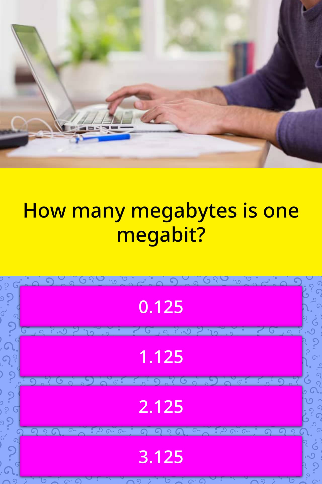 How Many Megabytes Is One Megabit Trivia Answers QuizzClub how-many-megabytes-is-one-megabit-trivia-answers-quizzclub