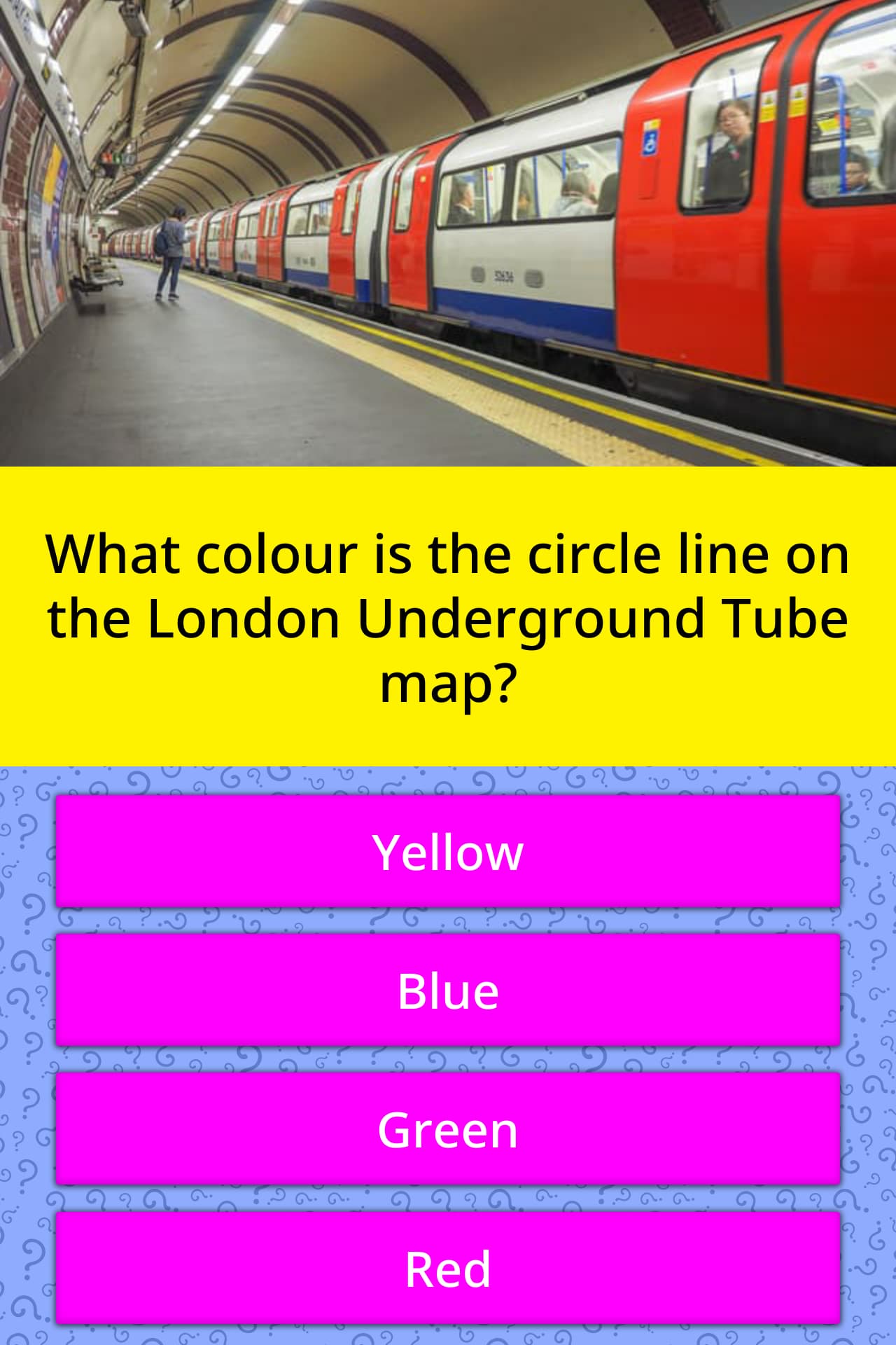 What Colour Is The Circle Line On Trivia Questions QuizzClub What Colour Is The Circle Line On Trivia Questions QuizzClub