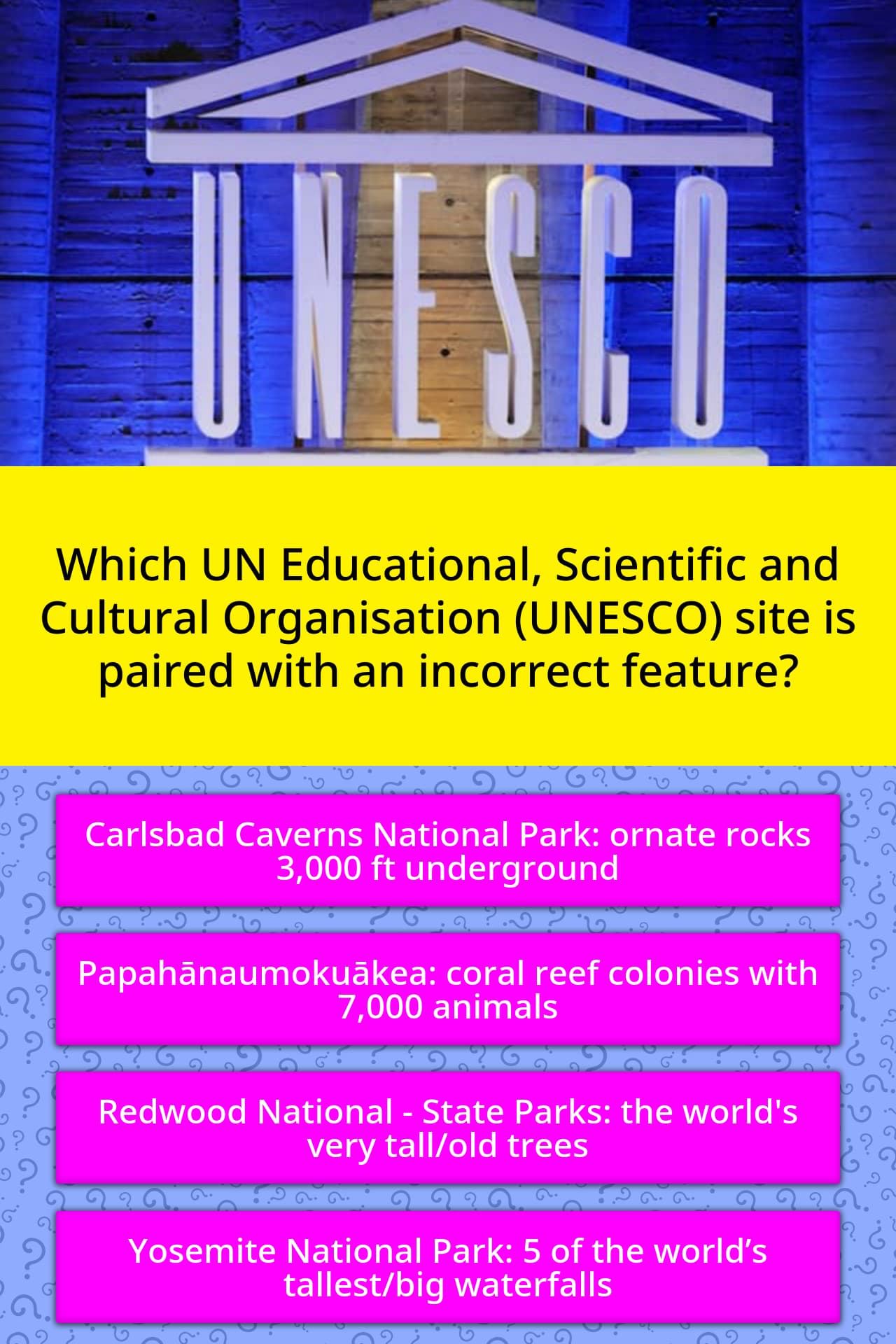 Unesco Quiz