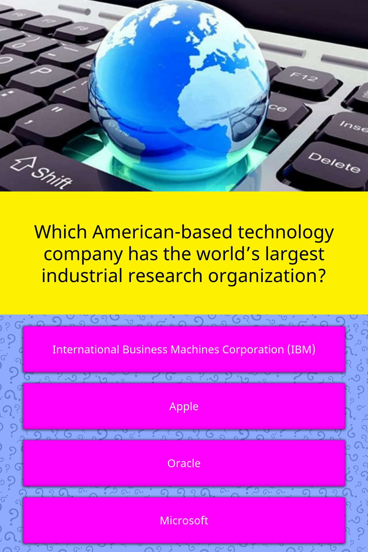 Which American based Technology Trivia Answers QuizzClub which-american-based-technology-trivia-answers-quizzclub